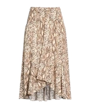 Isabel Marant Étoile Snake-print Asymmetrical Midi Skirt