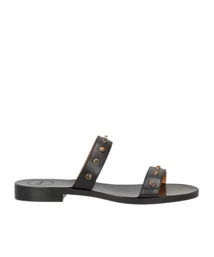 Chloé Studded Leather Slides