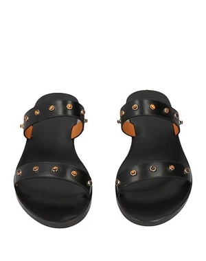 Chloé Studded Leather Slides