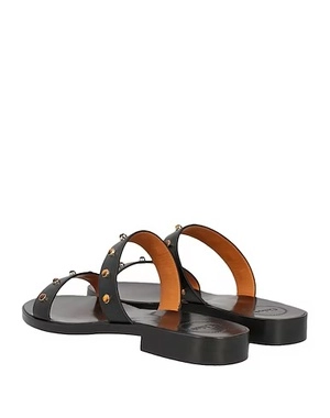 Chloé Studded Leather Slides
