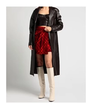 Burberry Plaid Midi Skirt