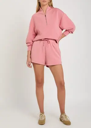 Varley Zip Collar Sweatshirt - Pink