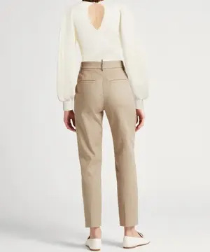 Chloé Openwork Knitwear Sweater - White