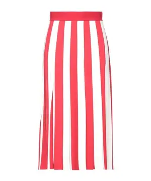Dolce & Gabbana Striped Stretch Midi Skirt