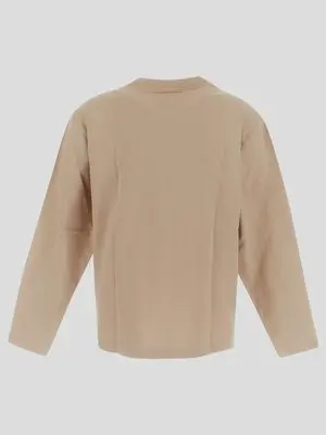 JIL SANDER Logo Long-sleeved T-shirt - Nude