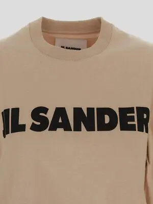 JIL SANDER Logo Long-sleeved T-shirt - Nude