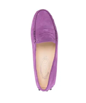 TOD'S Gommino Suede Loafers - Pink