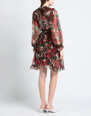 Dolce & Gabbana Floral Long-sleeve Dress