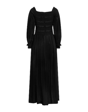 Max Mara Long Sleeve Gathered Evening Dress