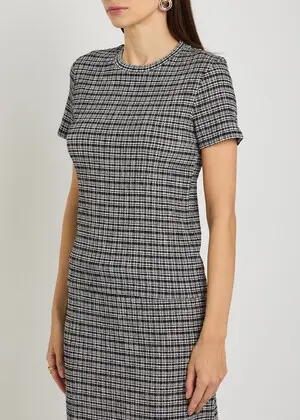 Vince Striped Shirred T-shirt