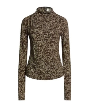 Isabel Marant Étoile Printed Long Sleeve Turtleneck