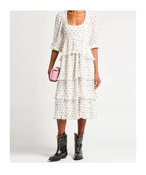 GANNI Polka Dot Dress