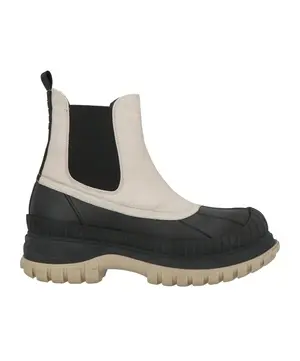 GANNI Two-color Thick-soled Boots - Black