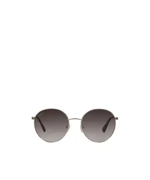 MAXCO. Solid-colored Metal-framed Sunglasses - Gray