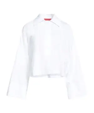 MAXCO. Long Sleeve Shirt With Classic Collar And Embroidered Logo