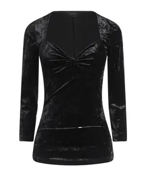 Isabel Marant Étoile Long Sleeve V-neck Top - Black