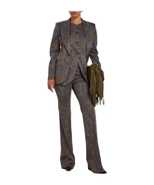 Etro Paisley-jacquard Woven Vest