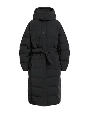 GANNI Long Goose Down Jacket - Black