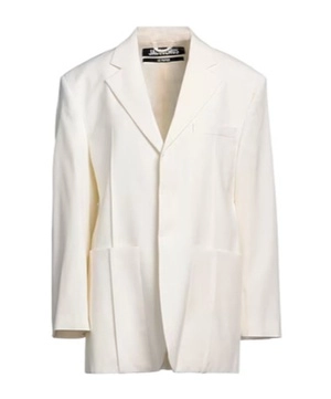 Jacquemus Single-breasted Suit Jacket - White