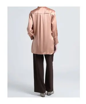 MAXCO. Max&co. Long Sleeve Shirt With Stand Collar