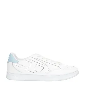 DIESEL® Minimalist Leather Low-top Sneakers - White