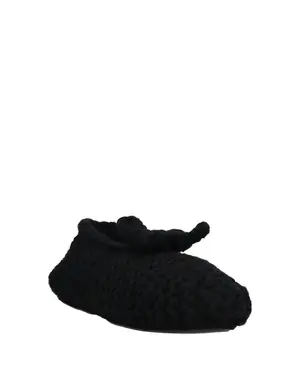 Dolce & Gabbana Round Toe Ballet Flats With Bow Detailing