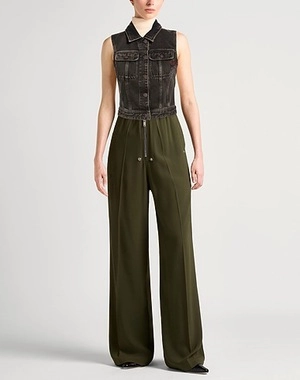 DIESEL® Sleeveless Denim Vest With Button Fastenings And Flap Pockets