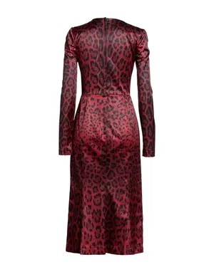 Dolce & Gabbana Leopard Print Fitted Dress