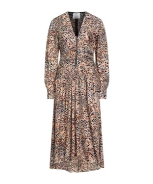 Isabel Marant Étoile Printed Midi Dress - Brown