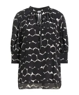 Max Mara Three-quarter Sleeve Top - Black