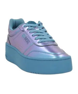 DIESEL® Low-top Sneakers With Metallic Finish