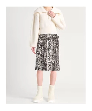 GANNI Printed Pencil Skirt