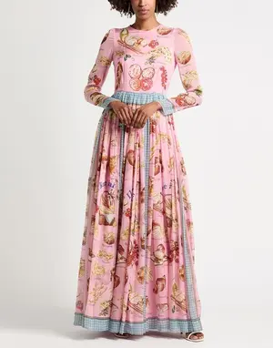 Dolce & Gabbana Colorful Long-sleeve Dress
