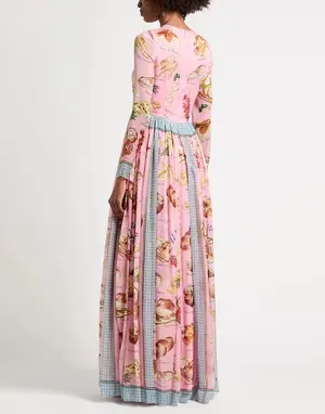 Dolce & Gabbana Colorful Long-sleeve Dress