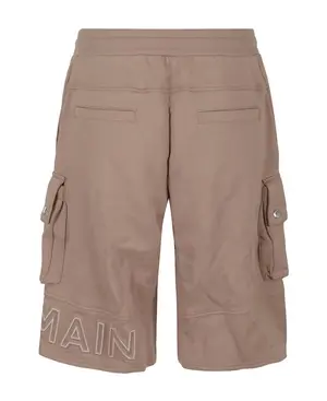 Balmain Logo Detailed Drawstring Cargo Shorts