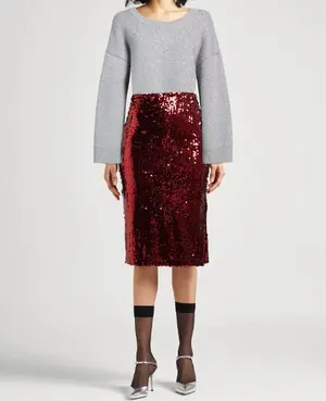 GANNI Crew Neck Sweater
