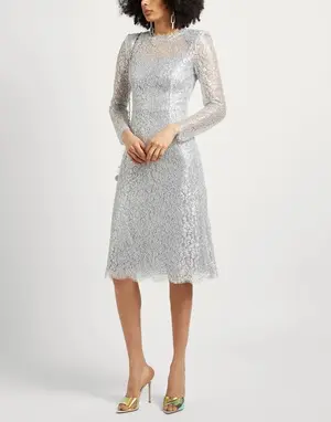 Dolce & Gabbana Lace Long-sleeve Dress