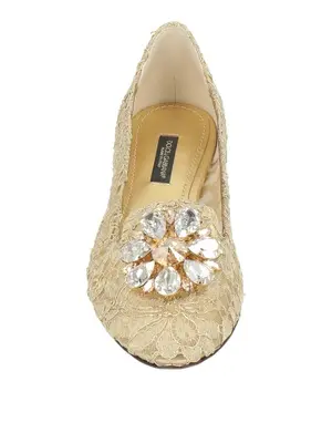 Dolce & Gabbana Round Toe Slippers
