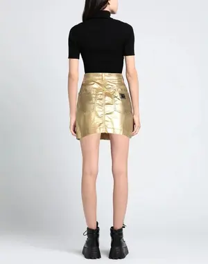 Dolce & Gabbana Solid Color Stretch Mini Skirt
