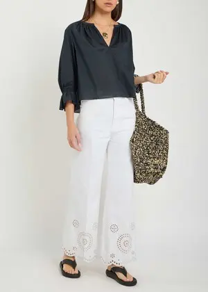FRAME Mid-rise Wide-leg Jeans