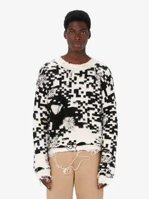 J.W.ANDERSON Qr-code Knit Jumper