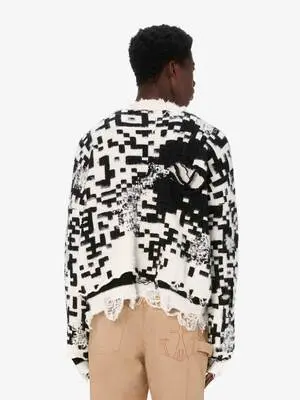J.W.ANDERSON Qr-code Knit Jumper