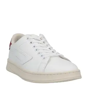 DIESEL® Two-tone Low-top Leather Shoes - White