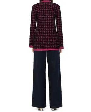Saint Laurent V-neck Long Sleeve Cardigan With Button Placket And Pockets