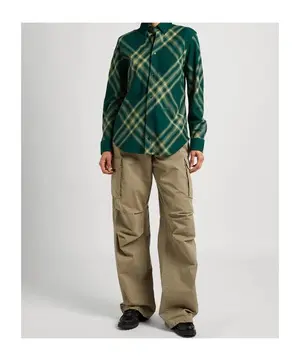 Burberry Plaid Long Sleeve Shirt