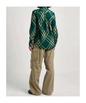 Burberry Plaid Long Sleeve Shirt