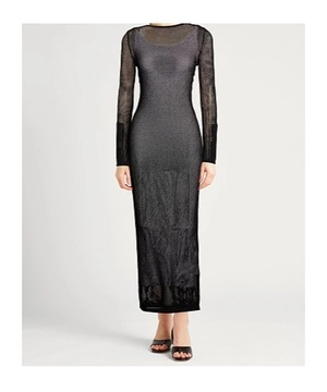 Sportmax Bodycon Dress With Openwork Knit