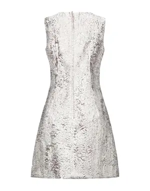 Dolce & Gabbana Metallic Jacquard Sleeveless Crewneck Dress
