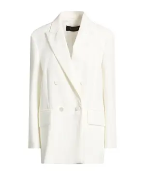Max Mara Double-breasted Suit - White