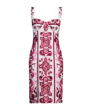 Dolce & Gabbana Sleeveless Floral-print Midi Dress